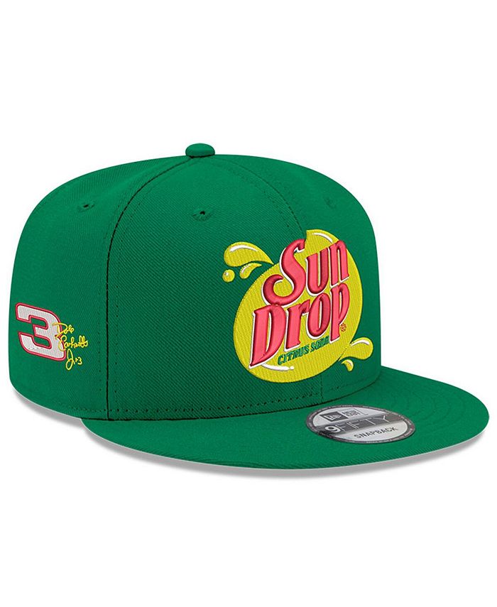 New Era Men's Kelly Green Dale Earnhardt Jr. Sun Drop Golfer Snapback ...