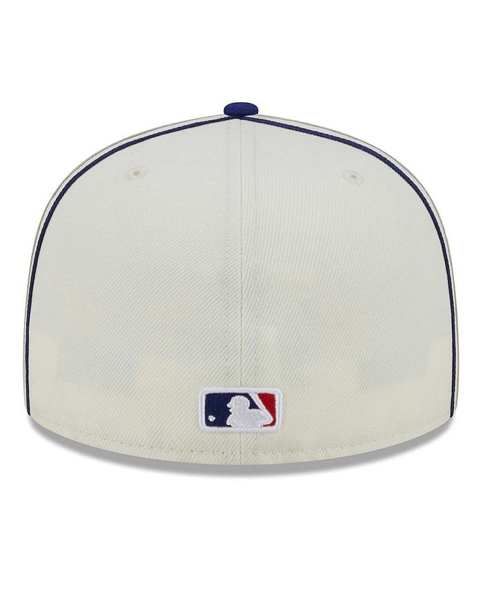 New Era Men's Cream, Royal Los Angeles Dodgers Chrome Sutash 59FIFTY ...