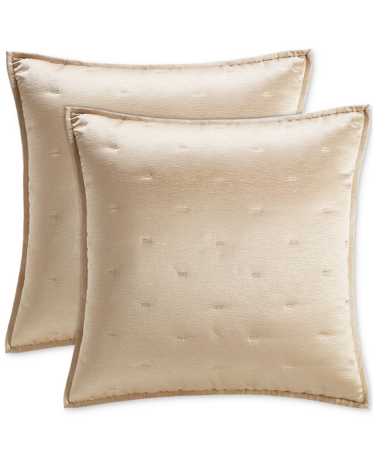 Hotel Collection Glint Quilted 2-Pc. European Sham Set  Exclusively at Macys - Gold