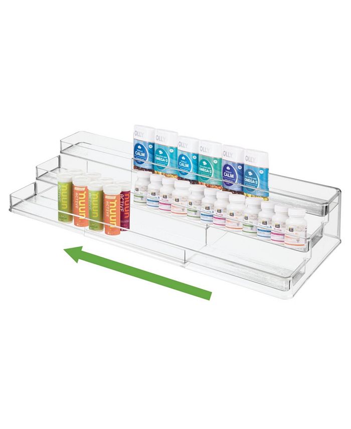 mDesign Large Expandable Vitamin Rack, Bathroom Storage Organizer - Macy's