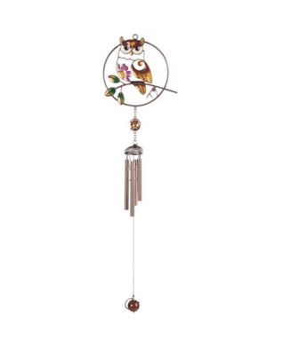 FC Design 28" Long Owl Wind Chime with Gem Home Decor Perfect Gift for ...
