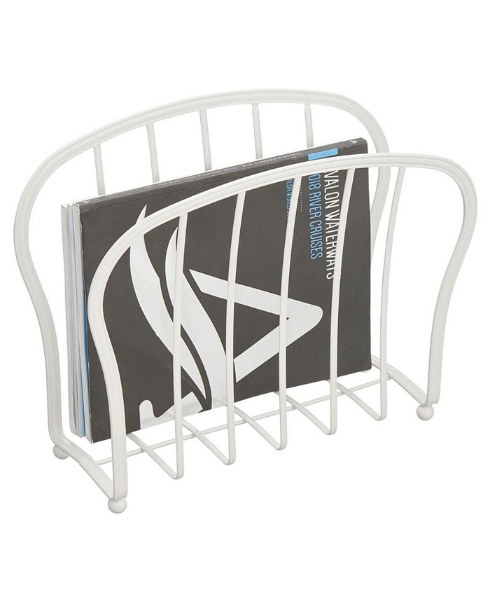 mDesign Metal Standing Rack Magazine Holder for Bathroom - Macy's