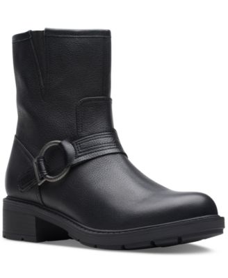 Macy's clarks boots womens store