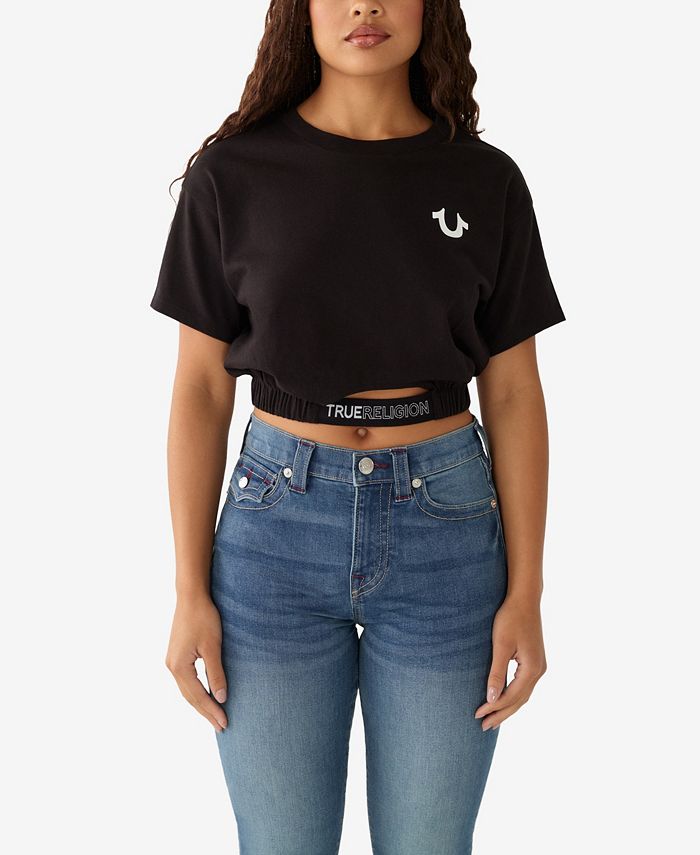True Religion Women's Branded Elastic Top - Macy's