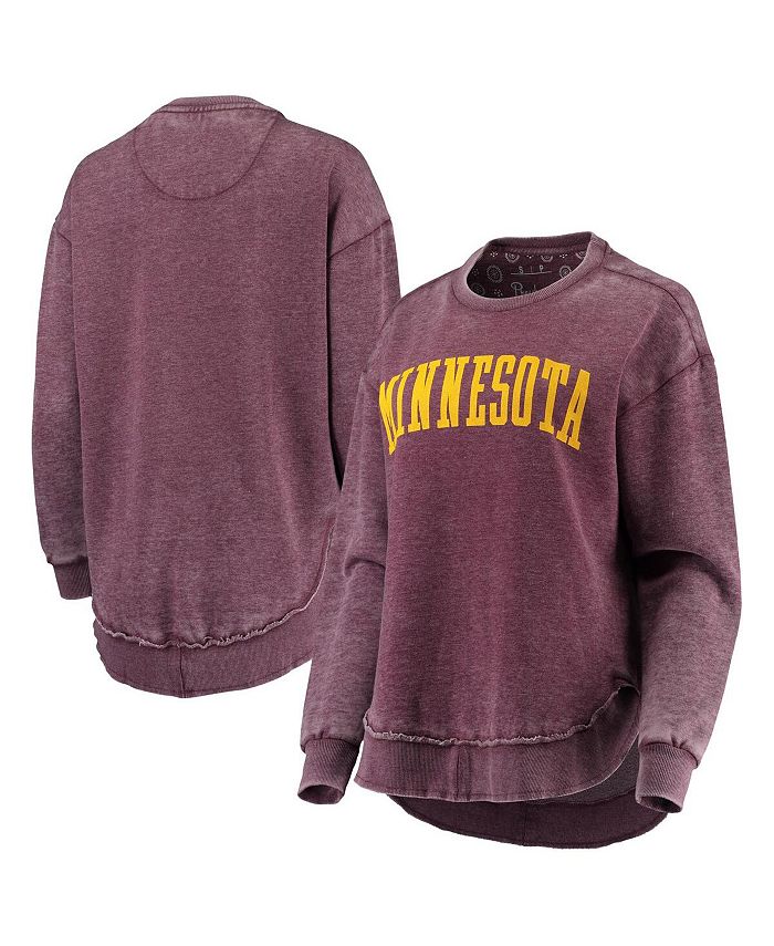 Pressbox Women's Maroon Minnesota Golden Gophers Vintage-Like Wash ...