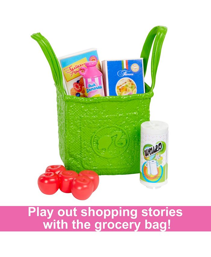 Barbie Doll and Ultimate Pantry Play Set, Barbie Kitchen Add-on With 30 ...