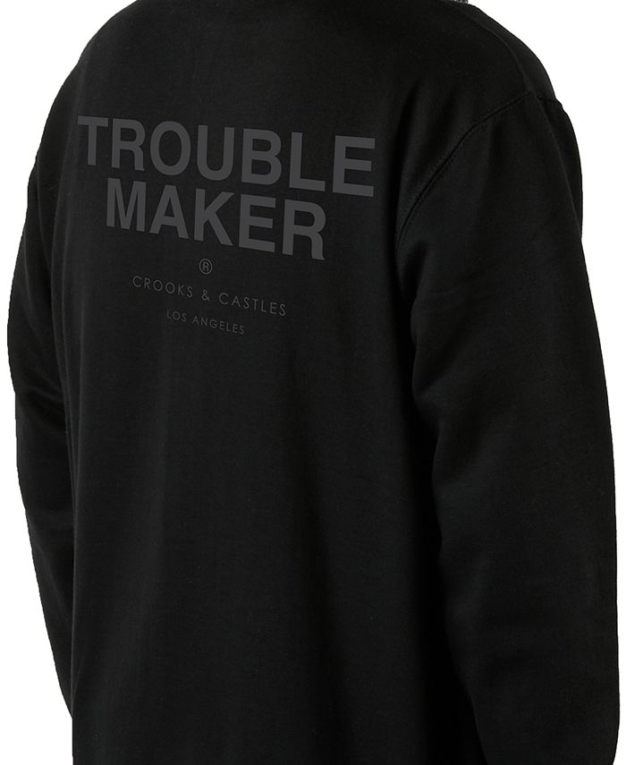 CROOKS & CASTLES Men's Trouble Maker Long-Sleeve Graphic T-Shirt - Macy's