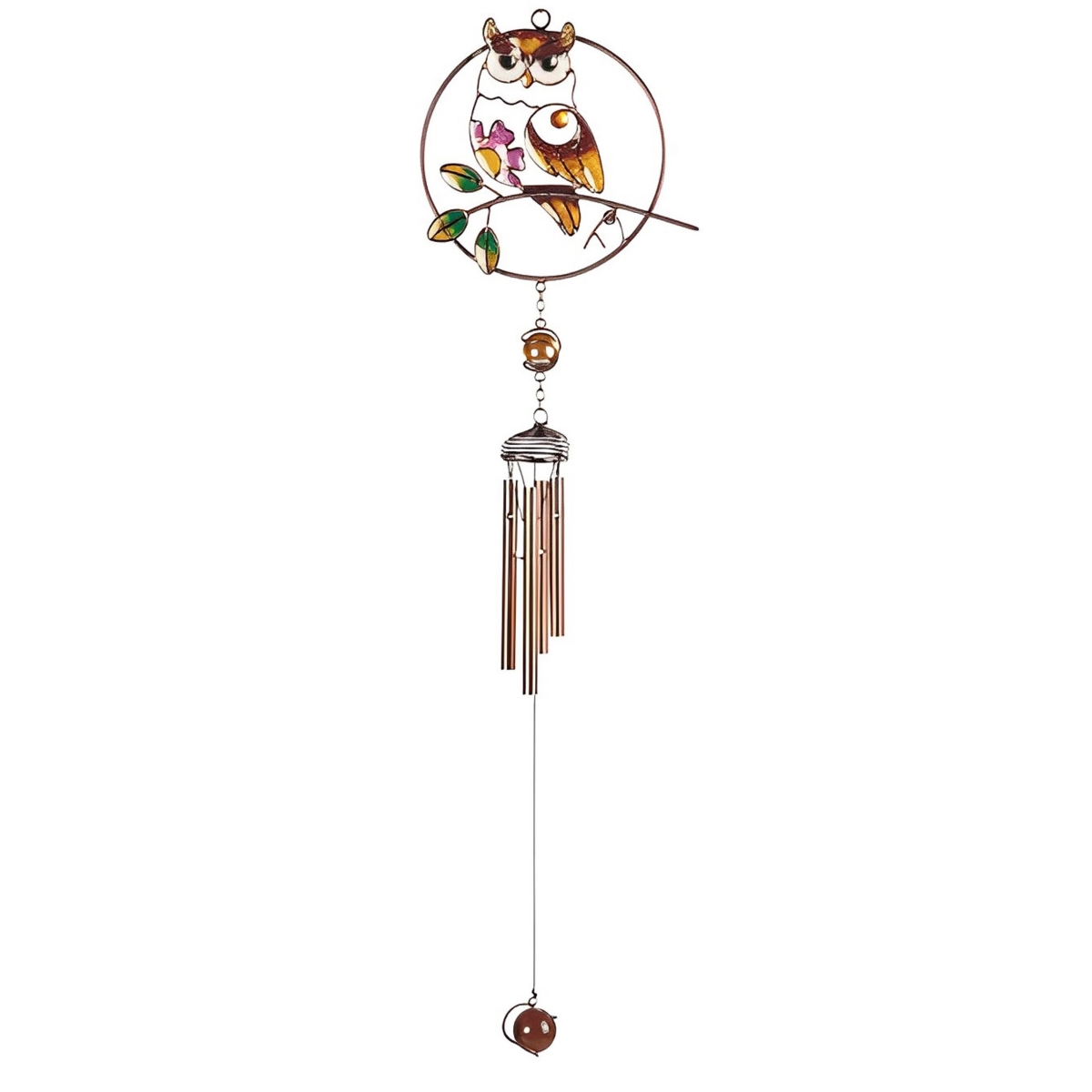 Click here for Fc Design 28 Long Owl Wind Chime with Gem Home Dec... prices