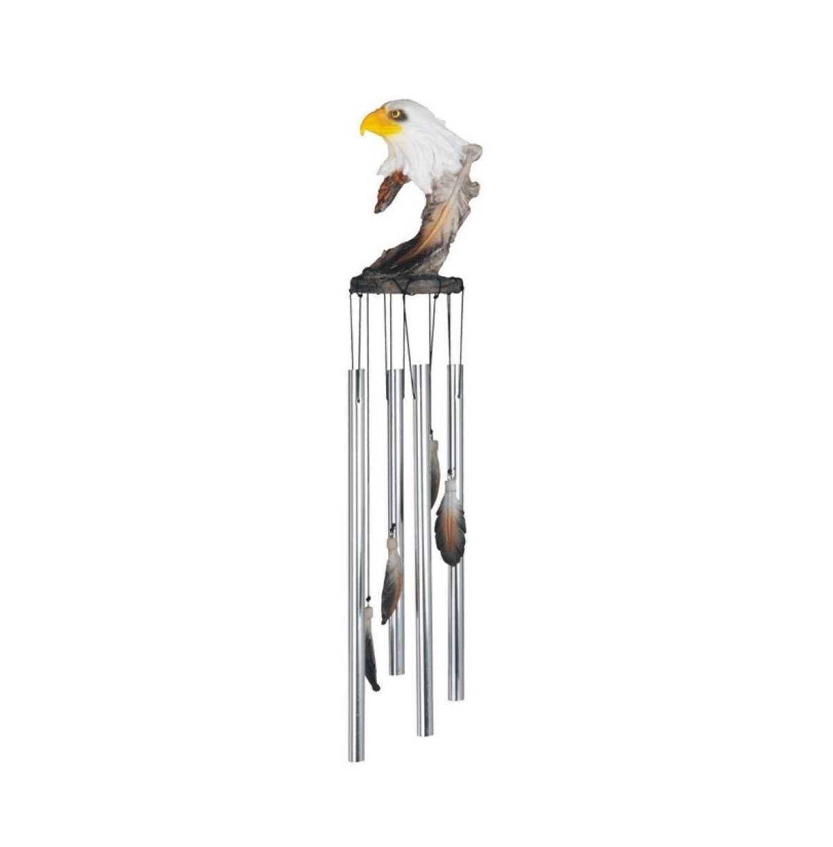 Click here for 23 Long Eagle Round Top Wind Chime Wild Animal - S... prices