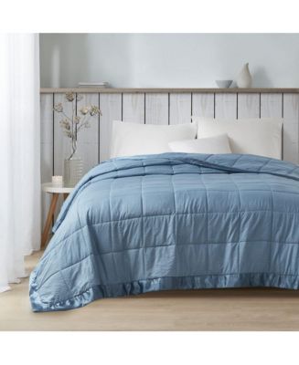 Gracie Mills Lucile Textured Oversized Down Alternative Blanket with ...