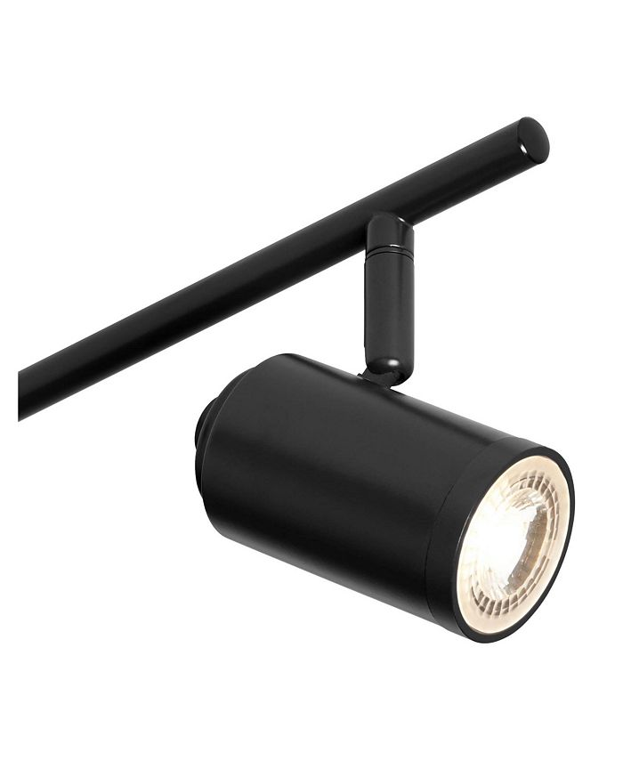 Pro Track Vester 4-Head LED Ceiling or Wall Track Light Fixture Kit ...