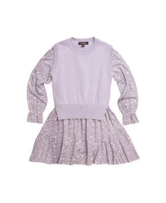 IMOGA Collection Little Girls TRINA FW23 HEARTS FINE YARN AND PRINTED ...