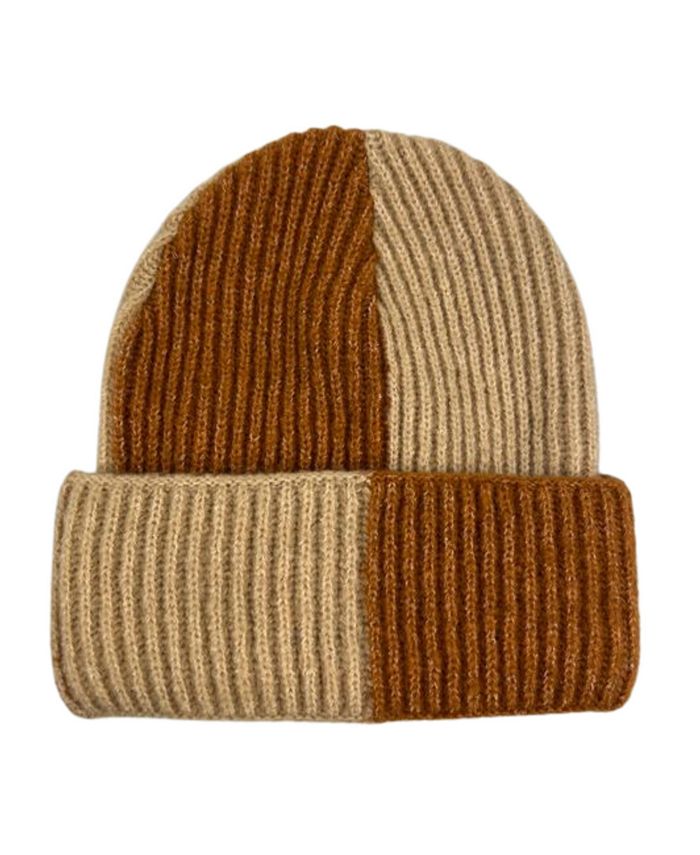 Marcus Adler Color Block Cuff Beanie - Macy's
