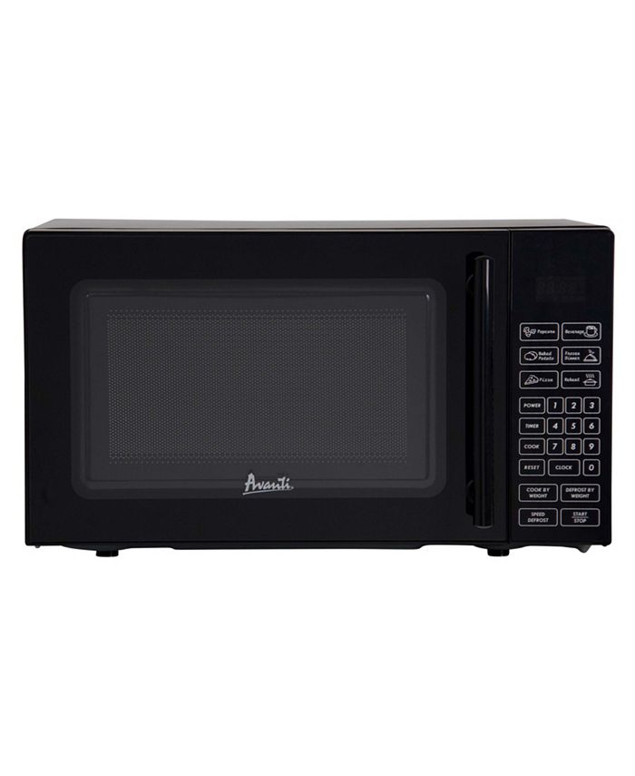 Avanti 0.8 Cu. Ft. Black Countertop Microwave - Macy's