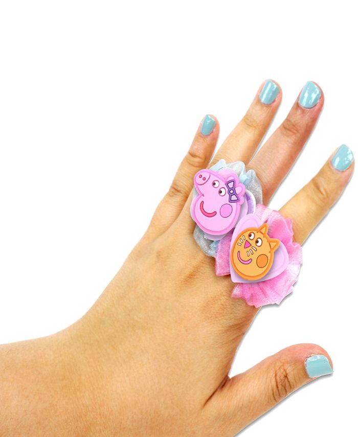 Peppa Pig Snap N' Wear Rings Activity Kit - Macy's