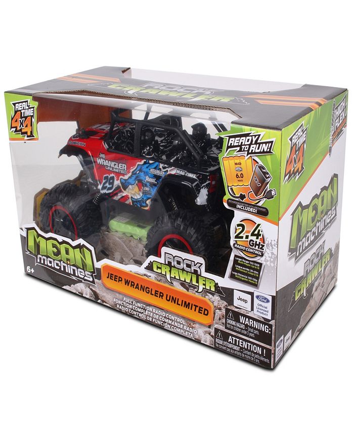 Mean Machines Nkok Rock Crawler Jeep Wrangler RC Car - Macy's