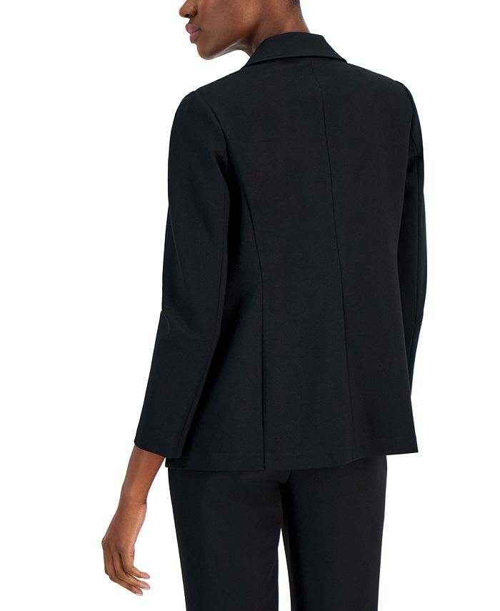 Anne Klein Women's Compression Notched Collar Blazer - Macy's