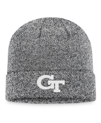 Men's Top of the World Heather Black Georgia Tech Yellow Jackets Cuffed ...