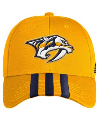 adidas Men's Gold Nashville Predators Locker Room Three Stripe ...