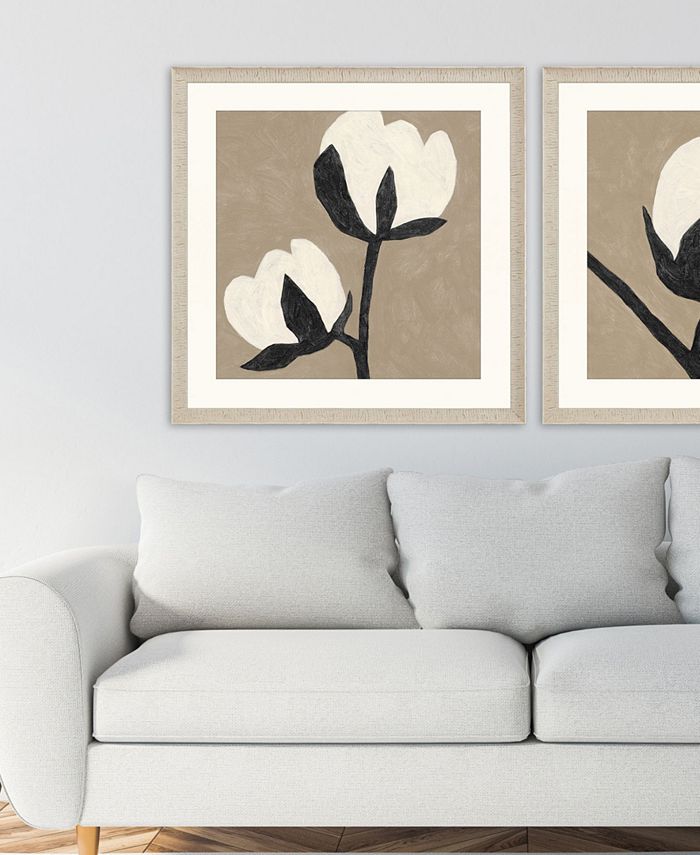 Paragon Picture Gallery Delicate Sketch Duet Framed Art - Macy's