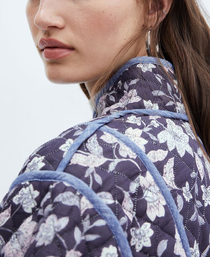 MANGO Women's Quilted Reversible Jacket - Macy's