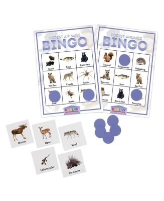 Kaplan Early Learning Forest Animals Bingo Learning Game - Macy's