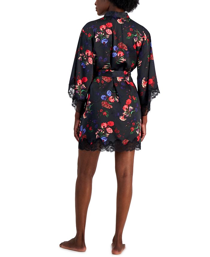 I.N.C. International Concepts Women's Floral Wrap Robe, Created for ...