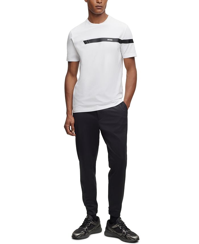 Hugo Boss Men's Stripe and Logo T-shirt - Macy's