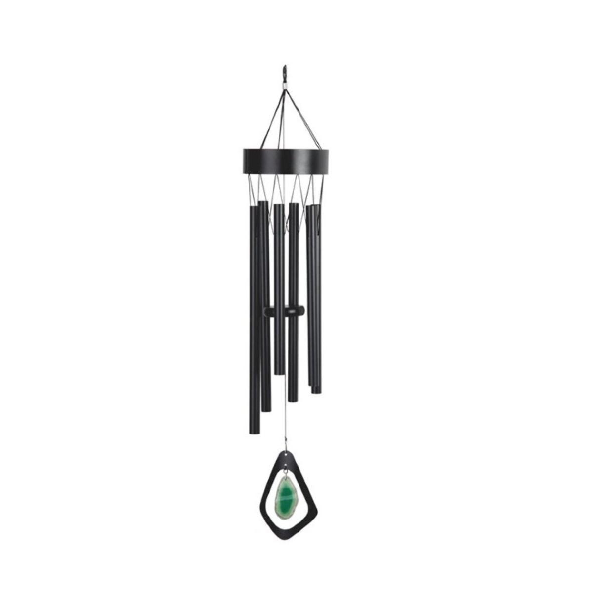Click here for 33 Long Black Metal Wind Chime - Black prices