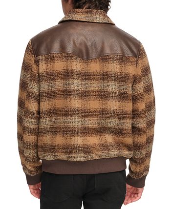 Levi's Men's Plaid Bomber Jacket - Macy's