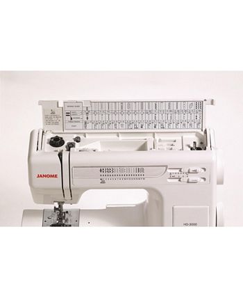 Janome HD3000 Heavy Duty Mechanical Sewing and Quilting Machine - Macy's