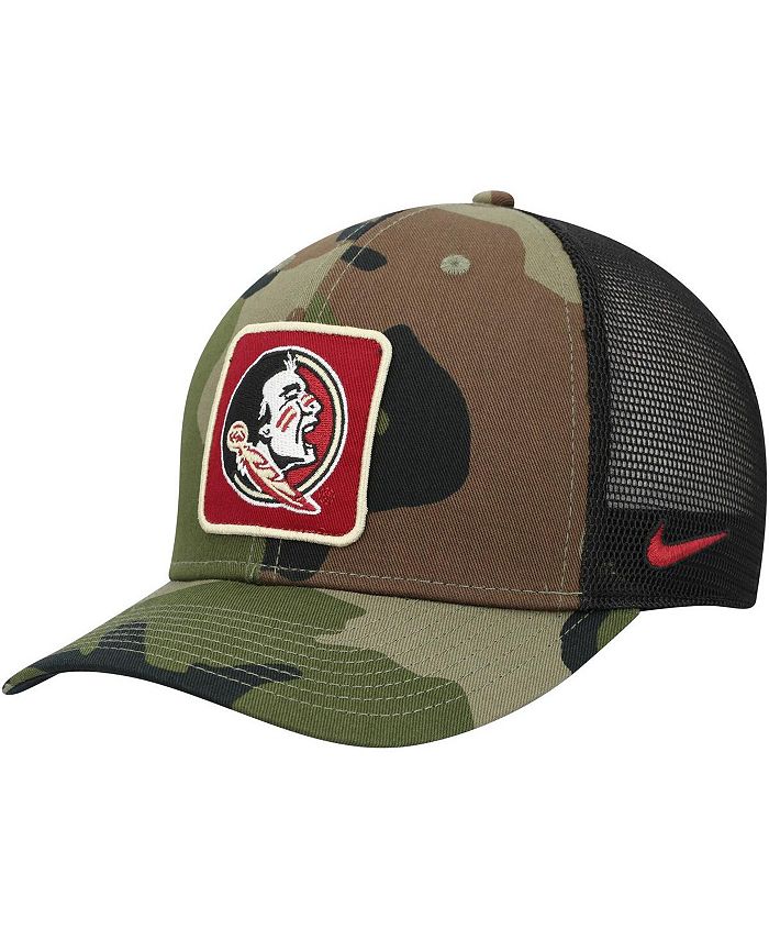 Nike Men's Camo, Black Florida State Seminoles Classic99 Trucker ...