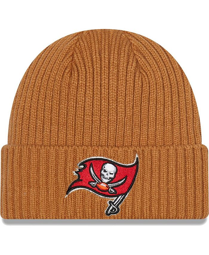 New Era Men's Brown Tampa Bay Buccaneers Core Classic Cuffed Knit Hat ...