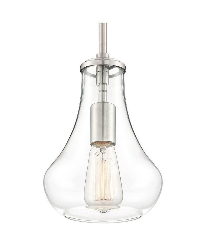 Possini Euro Design Roselle Brushed Nickel Mini Pendant Lighting ...