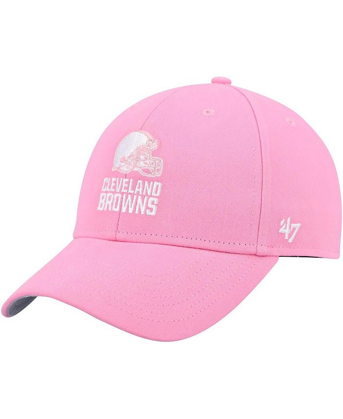 '47 Brand Big Girls Pink Cleveland Browns Rose MVP Adjustable Hat - Macy's