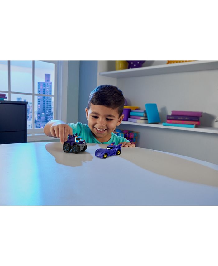 BatWheels Fisher-Price DC Light-up Toy Cars, Bam the Batmobile Buff, 2 ...