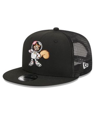 Men's New Era Black SpongeBob SquarePants Sandy Cheeks Trucker 9FIFTY ...
