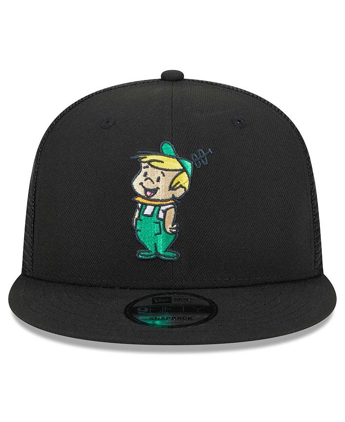 New Era Men's Black The Jetsons Elroy Jetson Trucker 9FIFTY Snapback ...