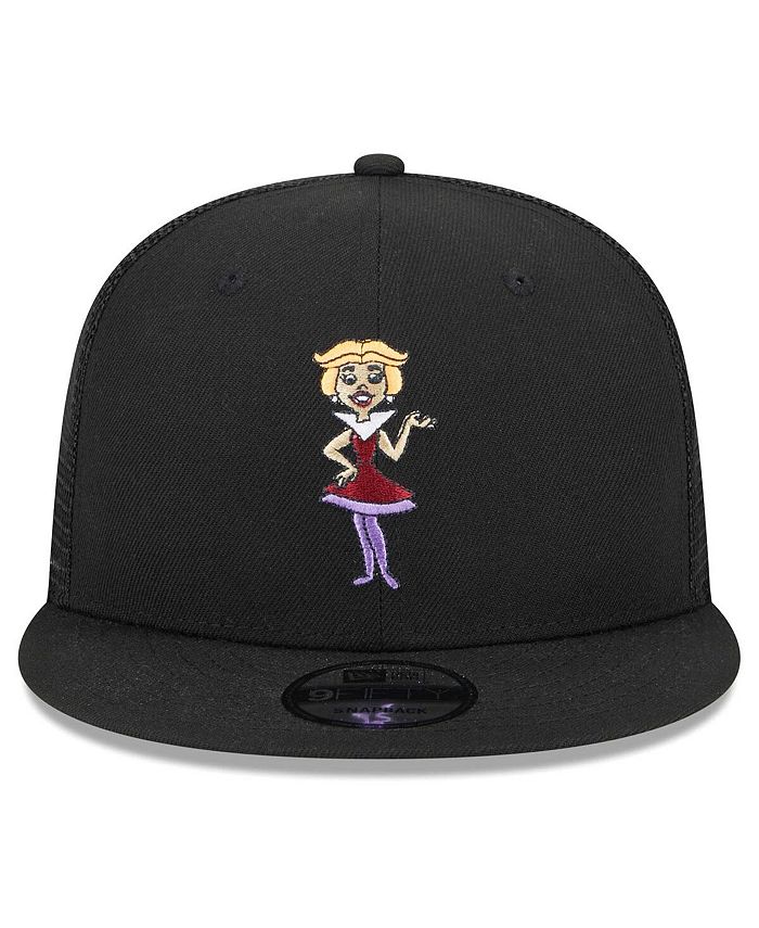 New Era Men's Black The Jetsons Jane Jetson Mesh Trucker 9FIFTY ...
