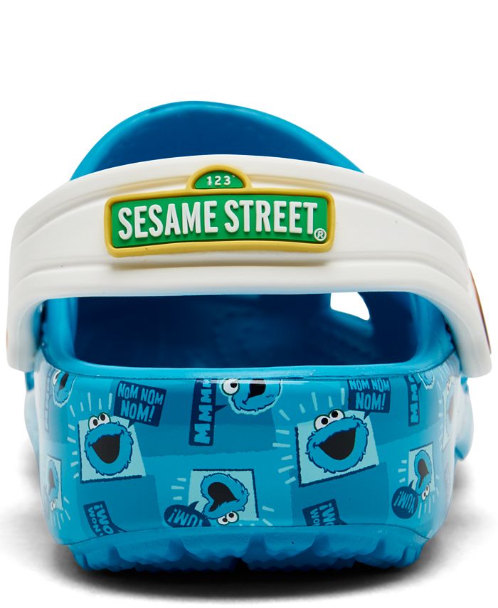 Crocs Toddler Kids Sesame Street Cookie Monster Classic Clogs from ...