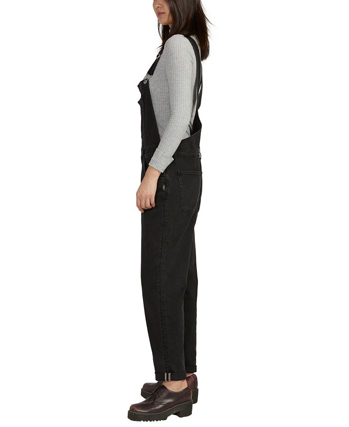 Silver Jeans Co. Women's Baggy Straight Leg Overalls - Macy's