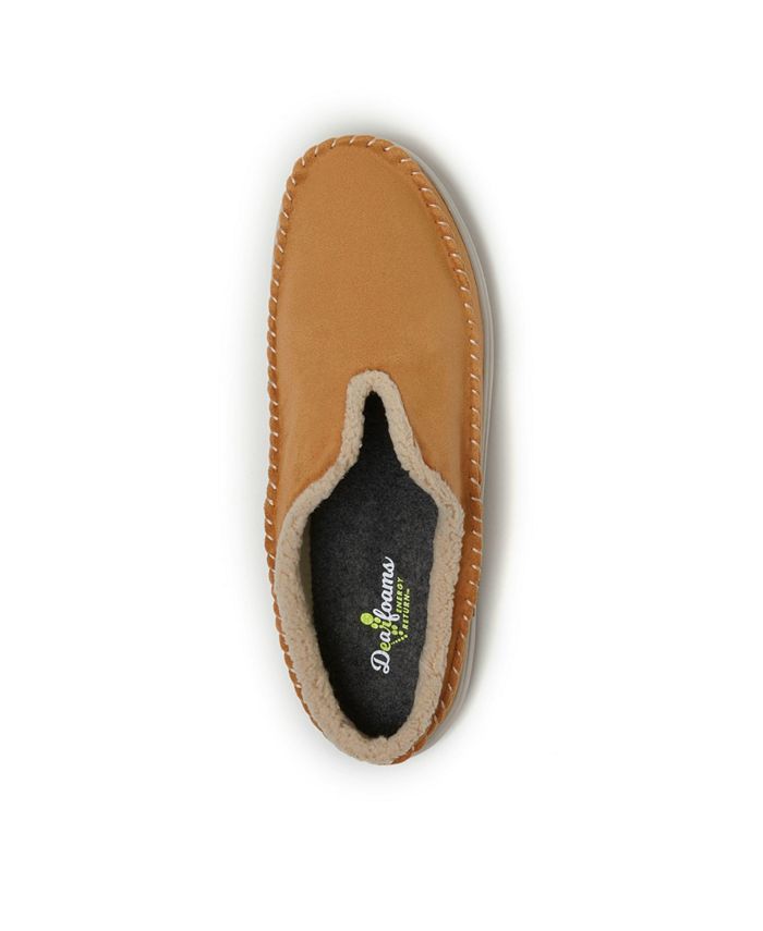 Dearfoams Men's Elm Moc Toe Clog Split Top Slipper Shoes - Macy's
