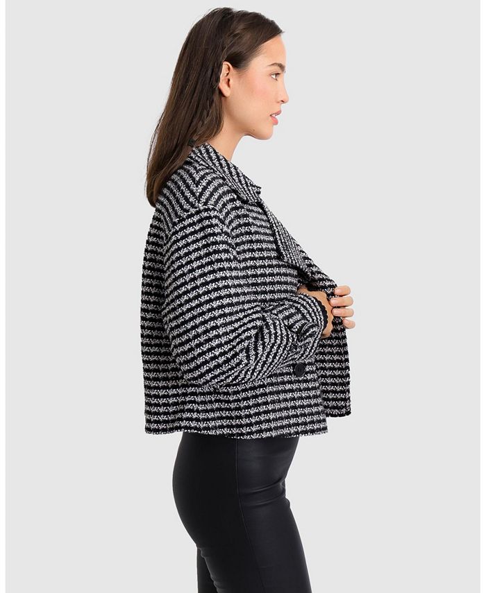 Belle & Bloom Women's Power Over Me Tweed Jacket - Macy's