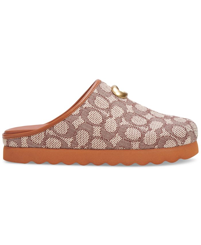COACH Women's Hadley Slip On Clog Flats - Macy's