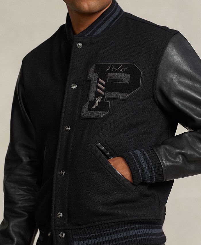 Polo Ralph Lauren Men's The Iconic Letterman Jacket - Macy's