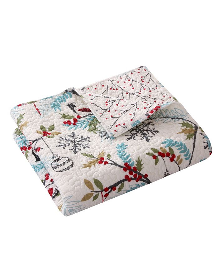Levtex Holly Reversible Quilted Throw, 50" x 60" - Macy's