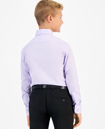 Kenneth Cole Reaction Big Boys Classic Fit Dress Shirt - Macy's