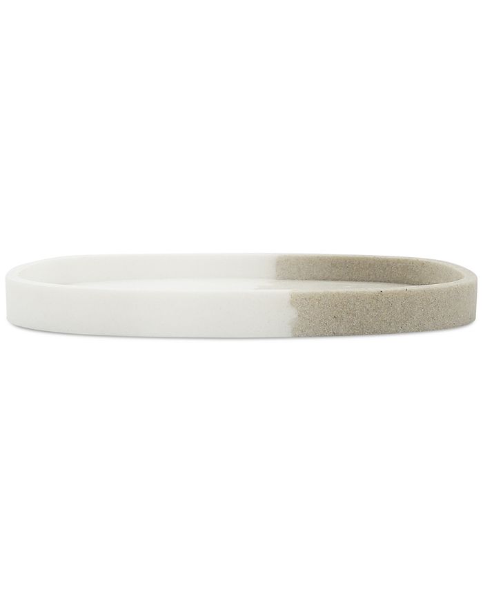 Lavender and Sage White Beige Drip 3-Pc. Bath Accessory Set - Macy's