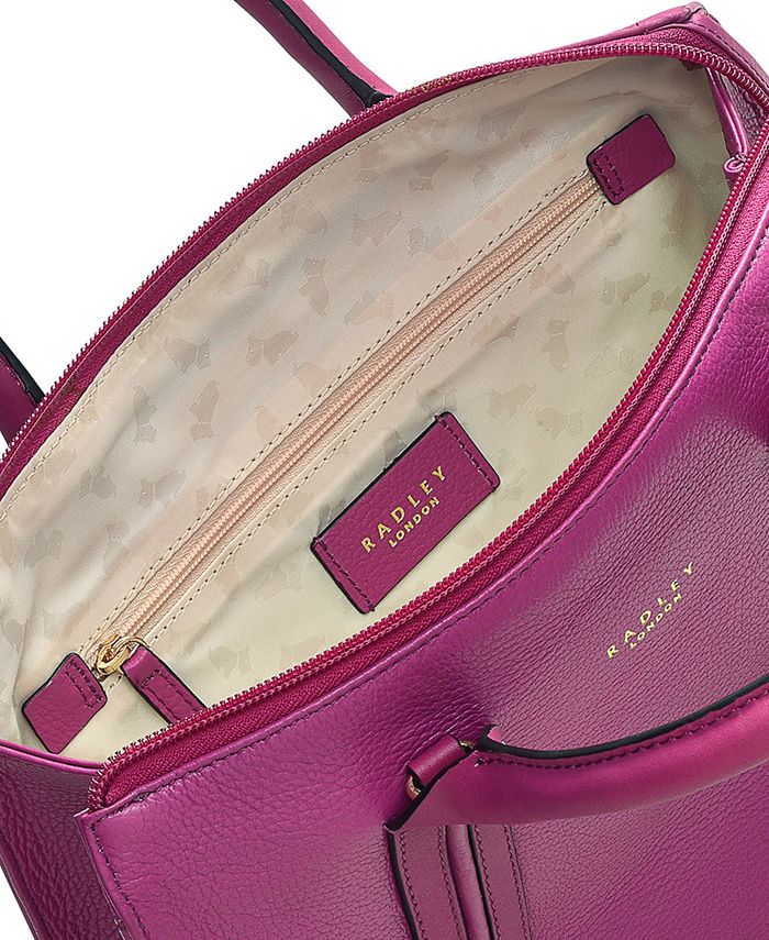 Radley London Badgers Walk Small Zip Top Satchel Bag - Macy's