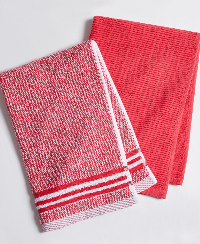 Blue Loom Logan Marled Rib Kitchen Towel, Set of 6 - Macy's